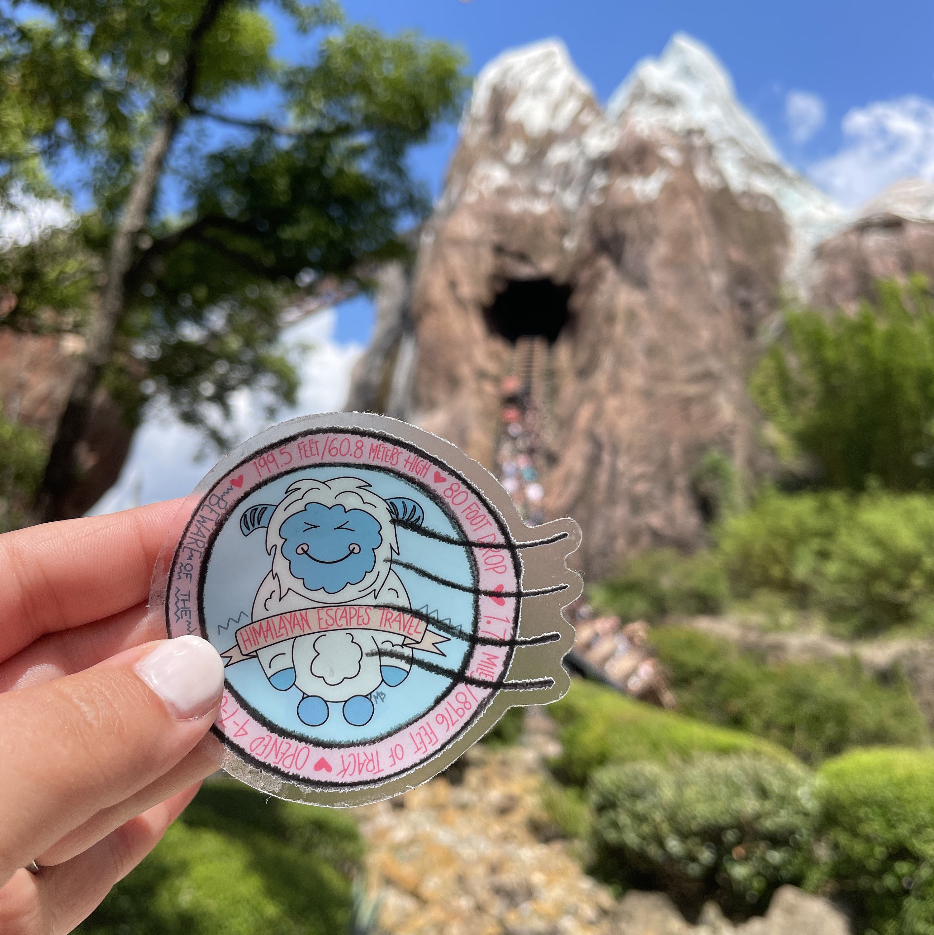 Beware of the Yeti Clear Vinyl Sticker - Etsy