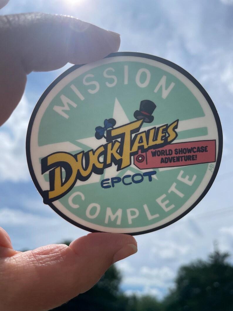 Ducktales World Showcase Adventure Vinyl Sticker - Etsy