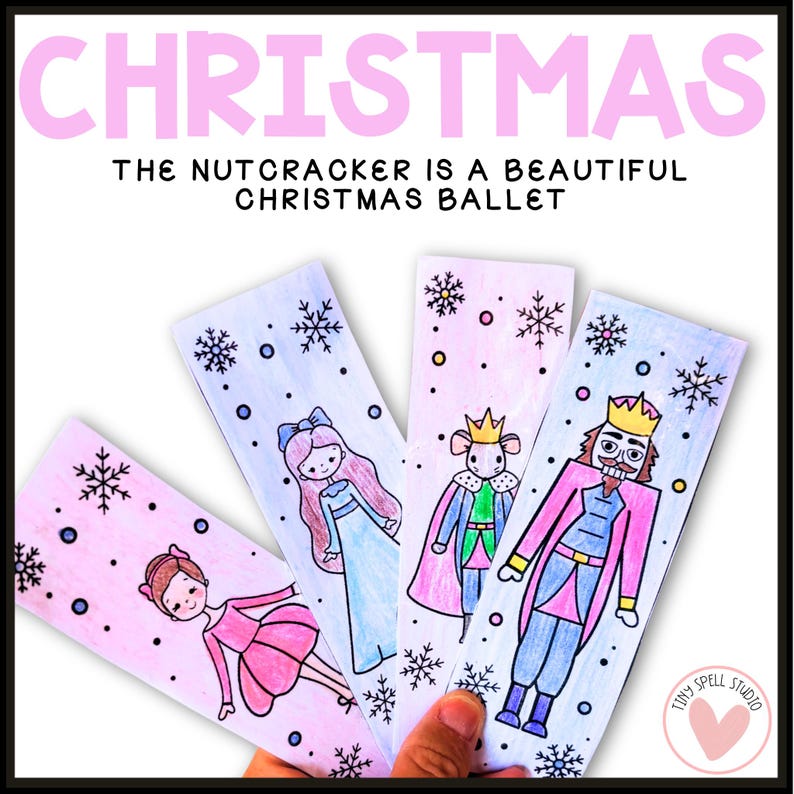 Nutcracker Variety Craft Bundle, Stick Puppet Dancers, Ballet Paper Bag ...