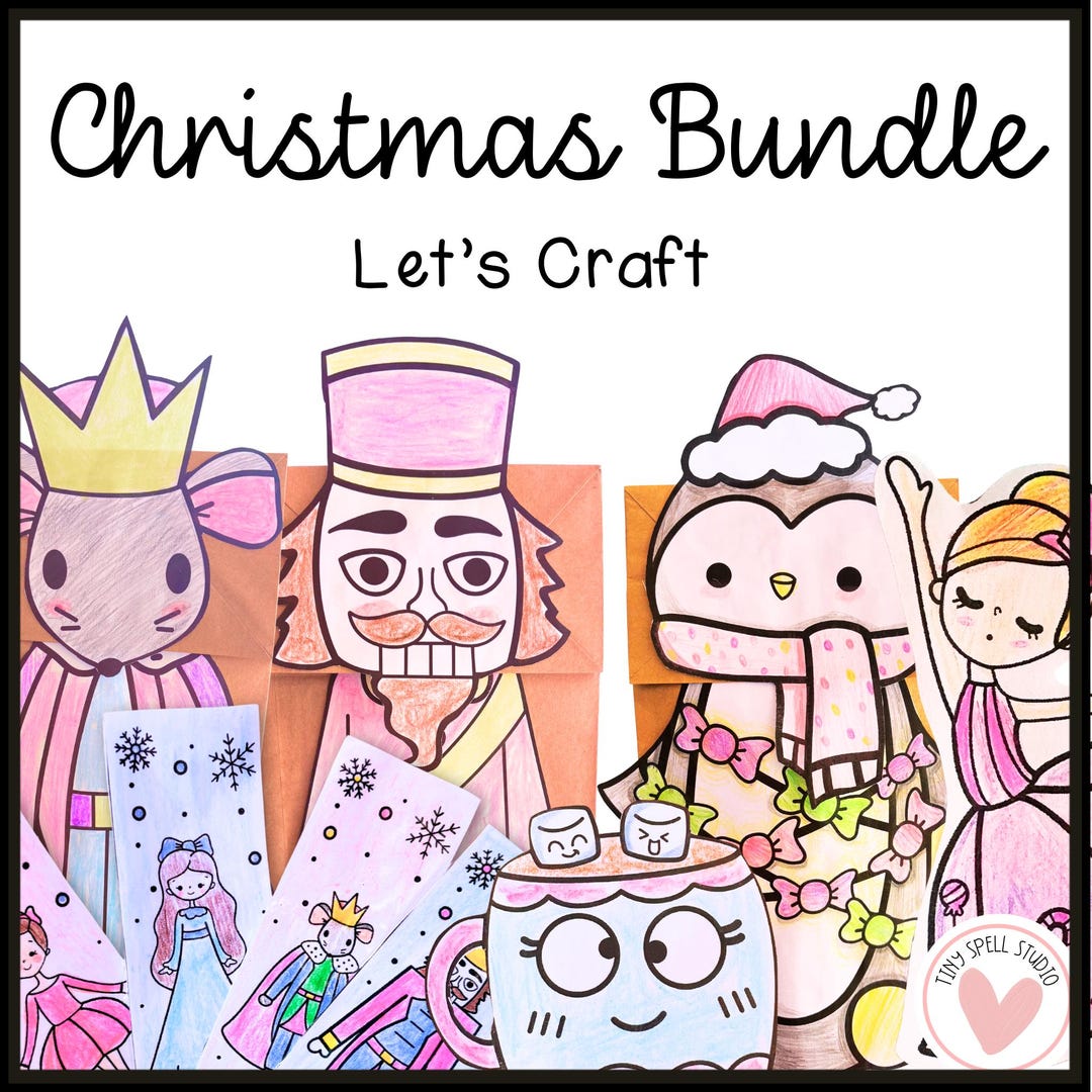 Printable Christmas Craft Bundle, Holiday Classroom Activities ...