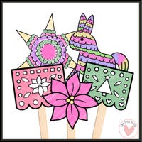 Star Craft, Kids Printable Craft Template, Pinata, Cinco De Mayo ...