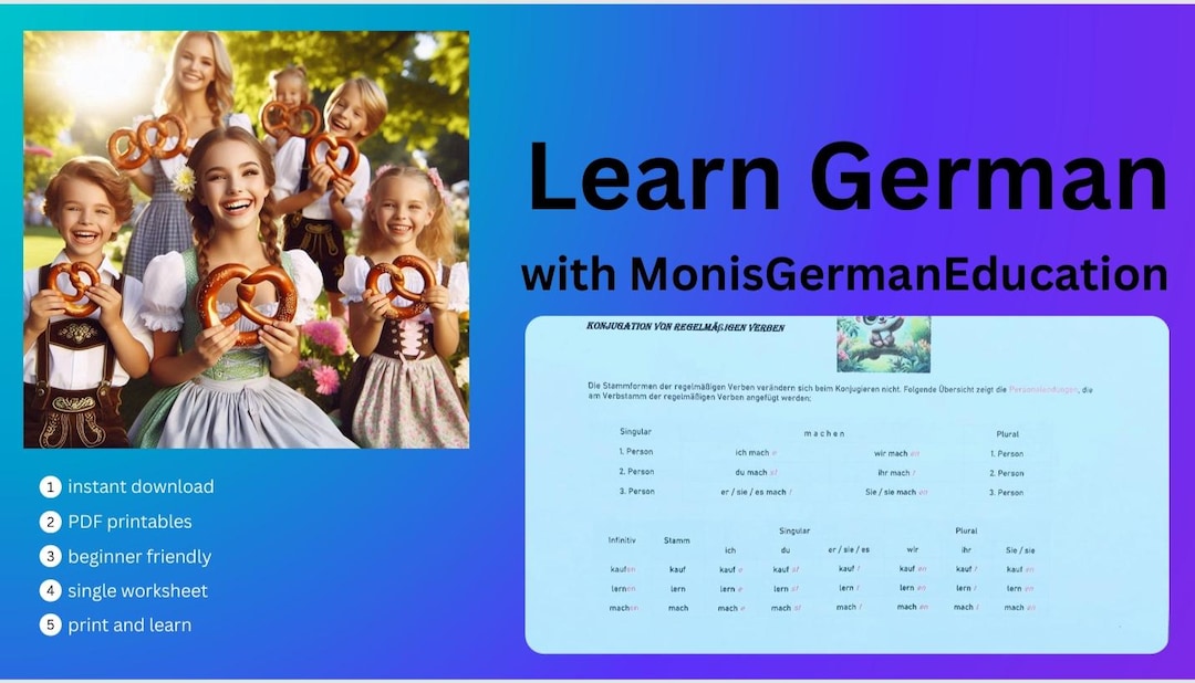 German Reading and Vocabulary . Count the German Syllables of Words ...