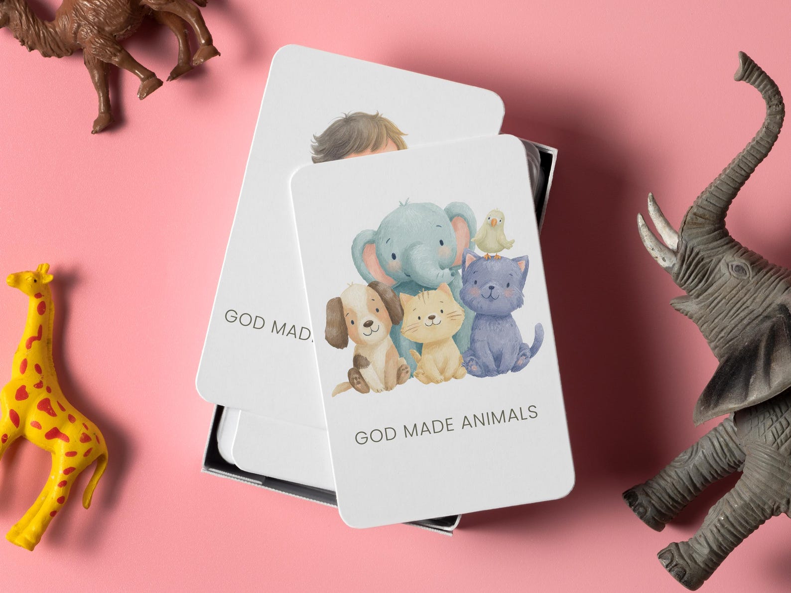20 Christian Affirmation Flashcards for Kids, Faith Based Learning ...