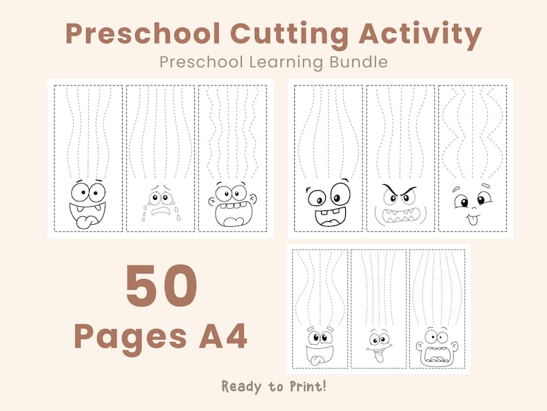 150 Hair Cutting Practice, Scissor Skills Activities, Fine Motor ...