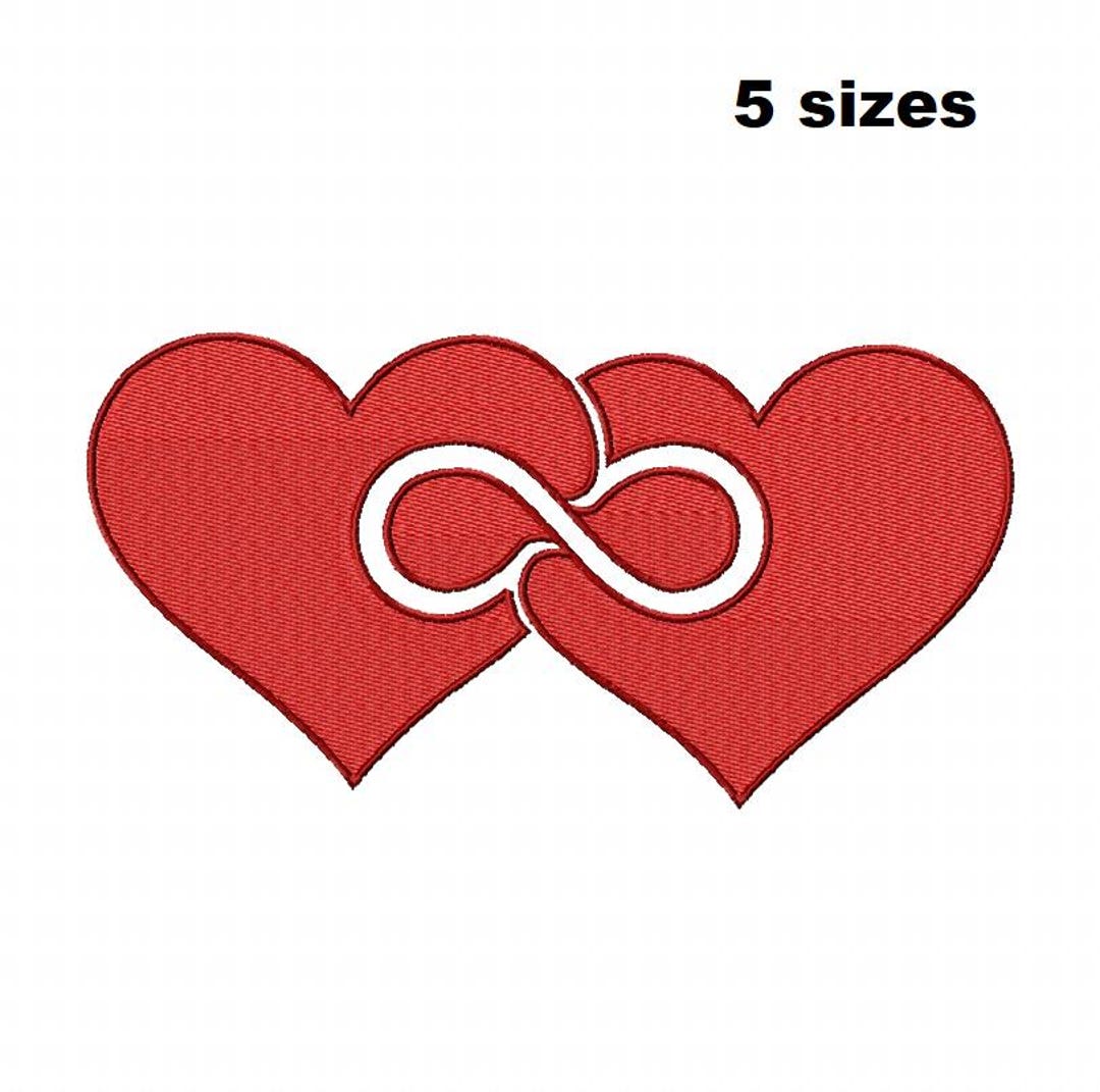 Infinity Hearts -magic Design for Machine Embroidery – Esoteric Symbol ...