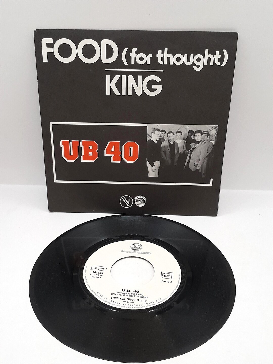SP 45t UB40 – Food (for Thought) / King Vogue – 101325, Graduate ...