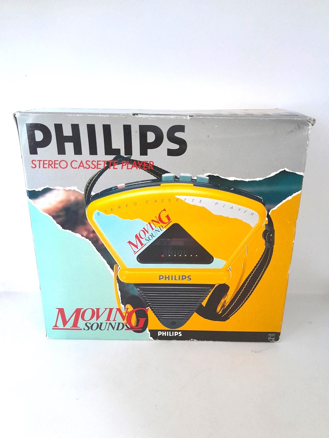 New Walkman K7 Philips Moving Sound Yellow in Box D6608 Year 80 New - Etsy