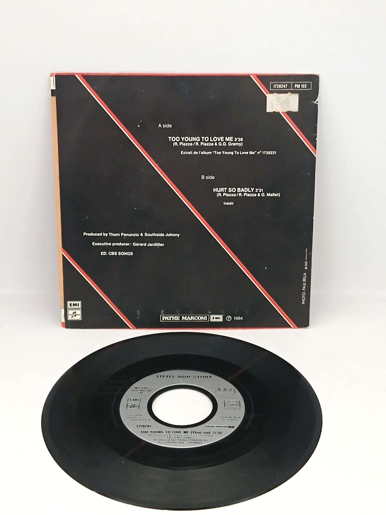 SP 45t Little Bob Story – Too Young to Love Me Columbia – 1728247 ...