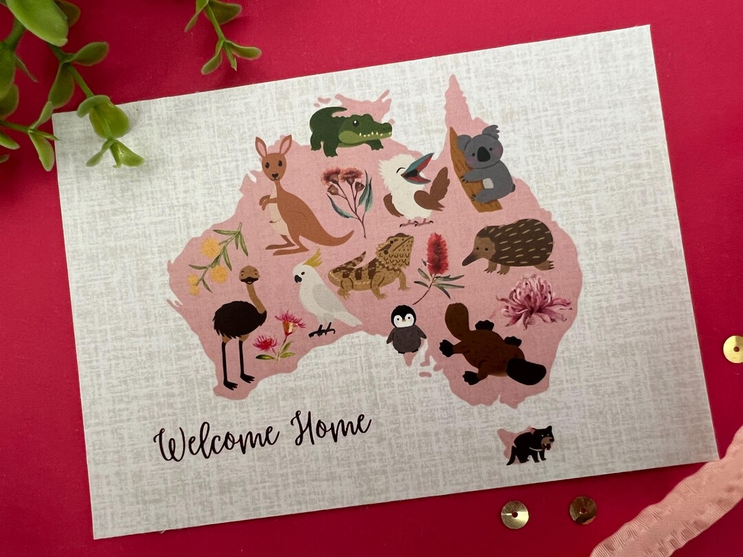 Welcome Home Travel Card, Welcome Home Postcard, Travel Agent Welcome ...