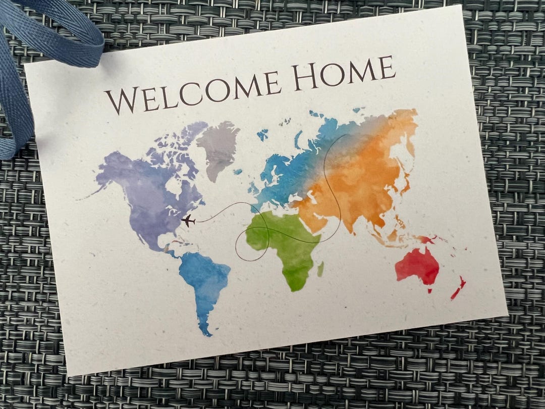 Welcome Home Travel Card (US Version), Welcome Home Postcard (US ...