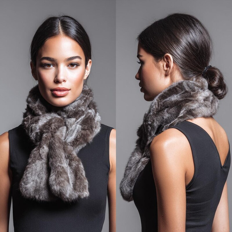 Genuine Mink Scarf - Etsy