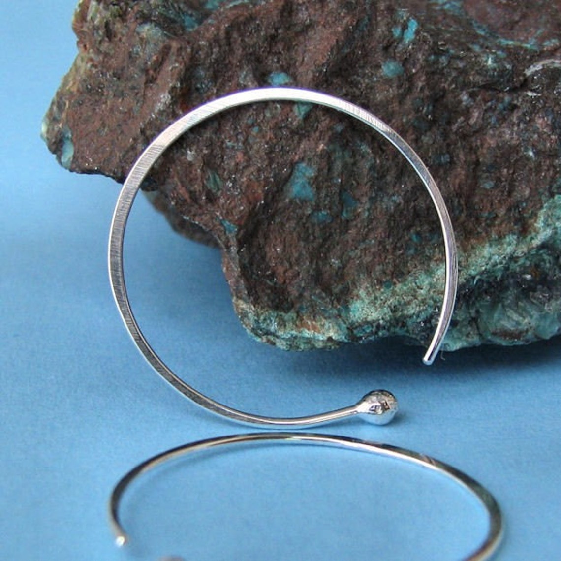 Large Silver Hoops Sterling Silver Earrings Open Hoops | Etsy