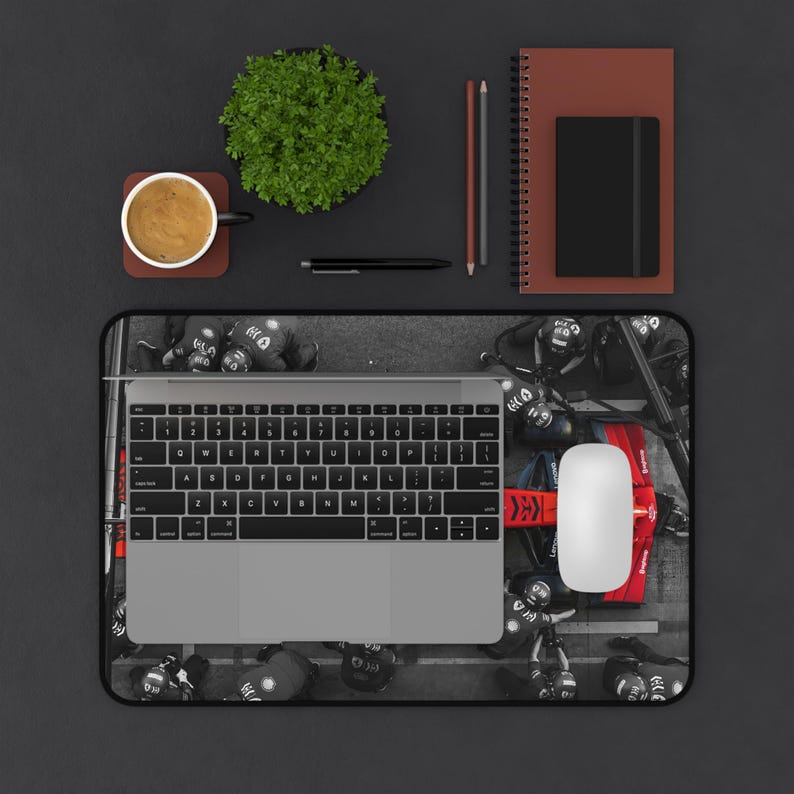 F1 Desk Mat, Ferrari Pit Stop Mouse Pad, Racing Car Desk Mat, F1 Gaming ...
