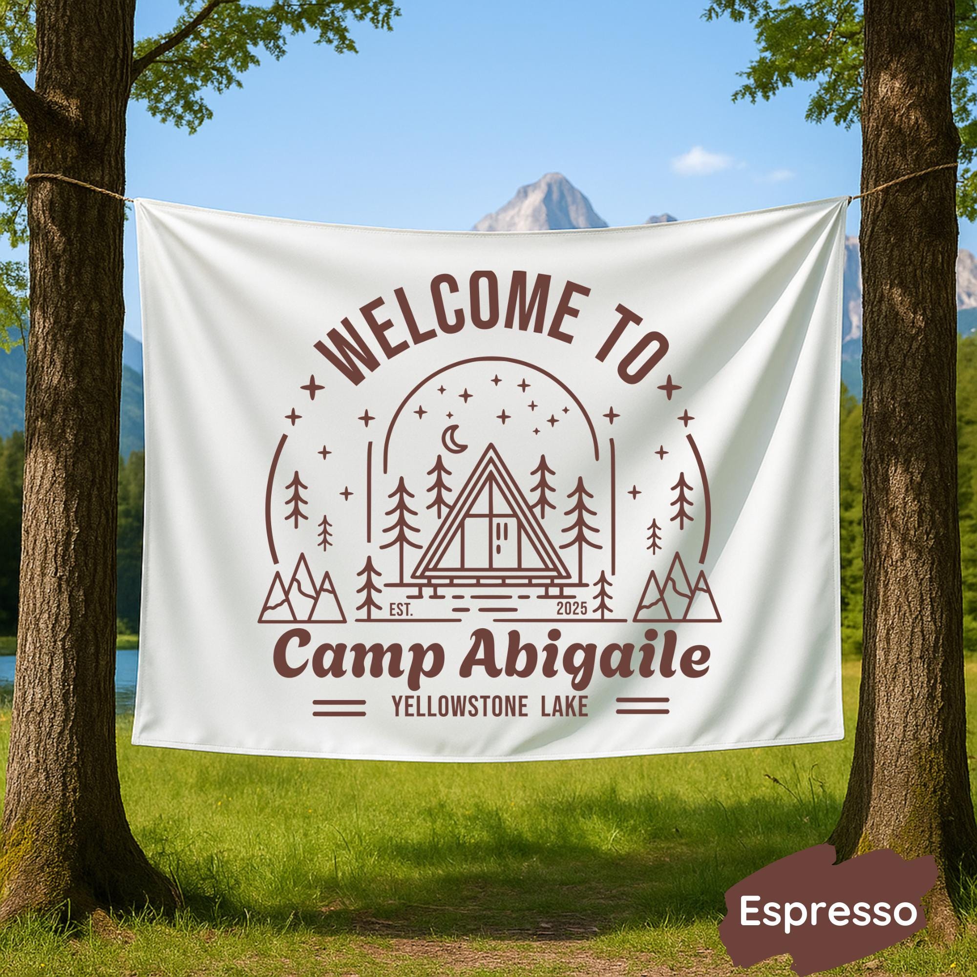 Custom Camp Bach Banner: Personalized Welcome to Camp Tapestry for ...