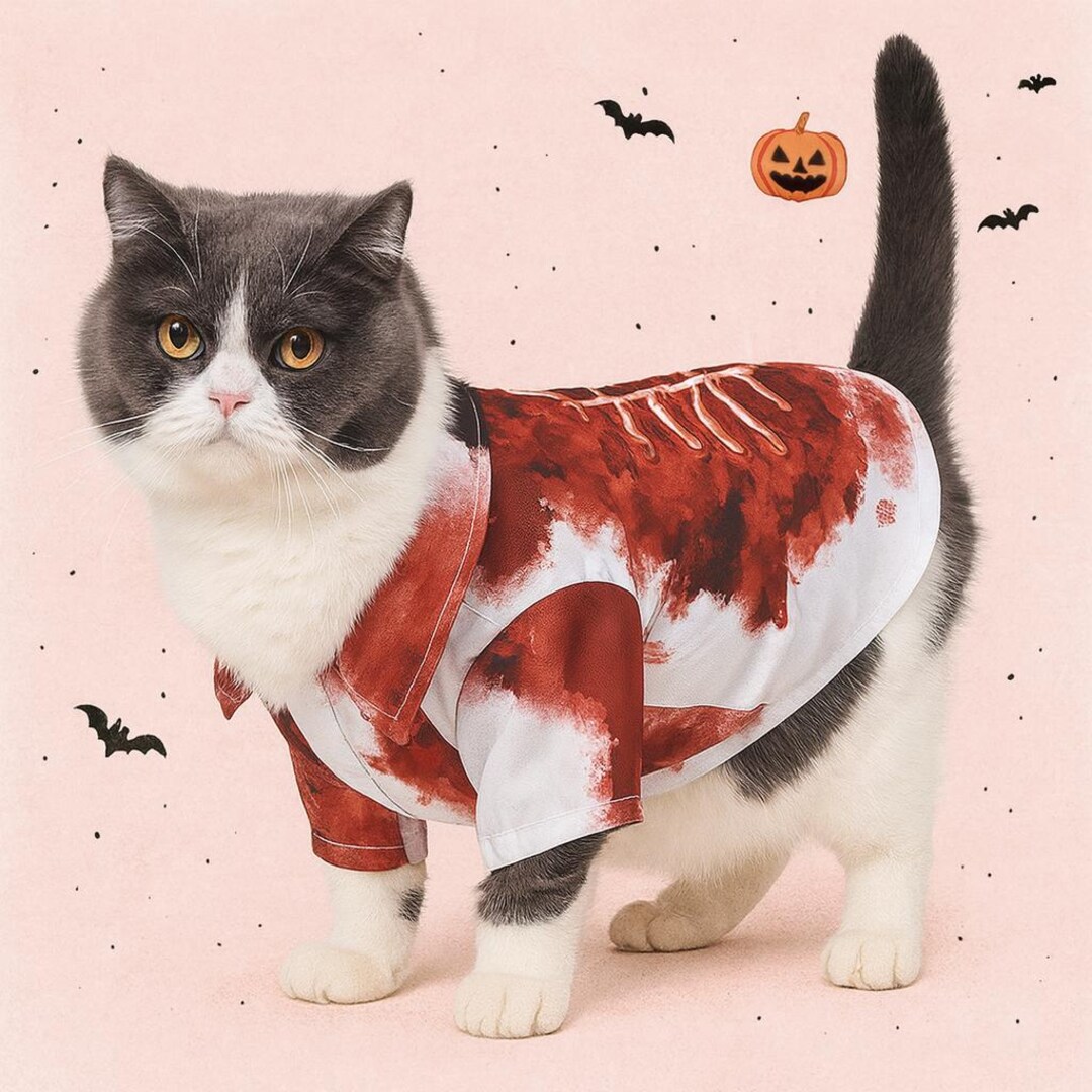 Personalized Skeleton Dog Costume - Custom Halloween Pet Outfit With ...