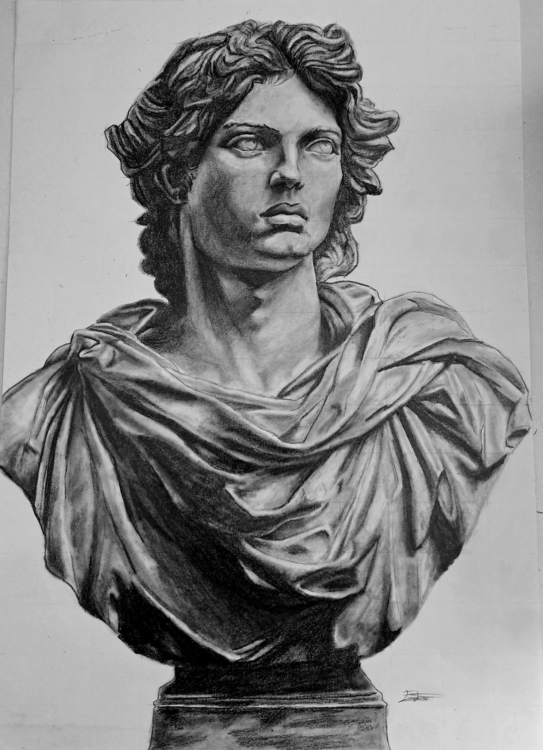 Original Graphite Pencil Portrait, Pencil Drawing by Jennifer Ezeoha ...