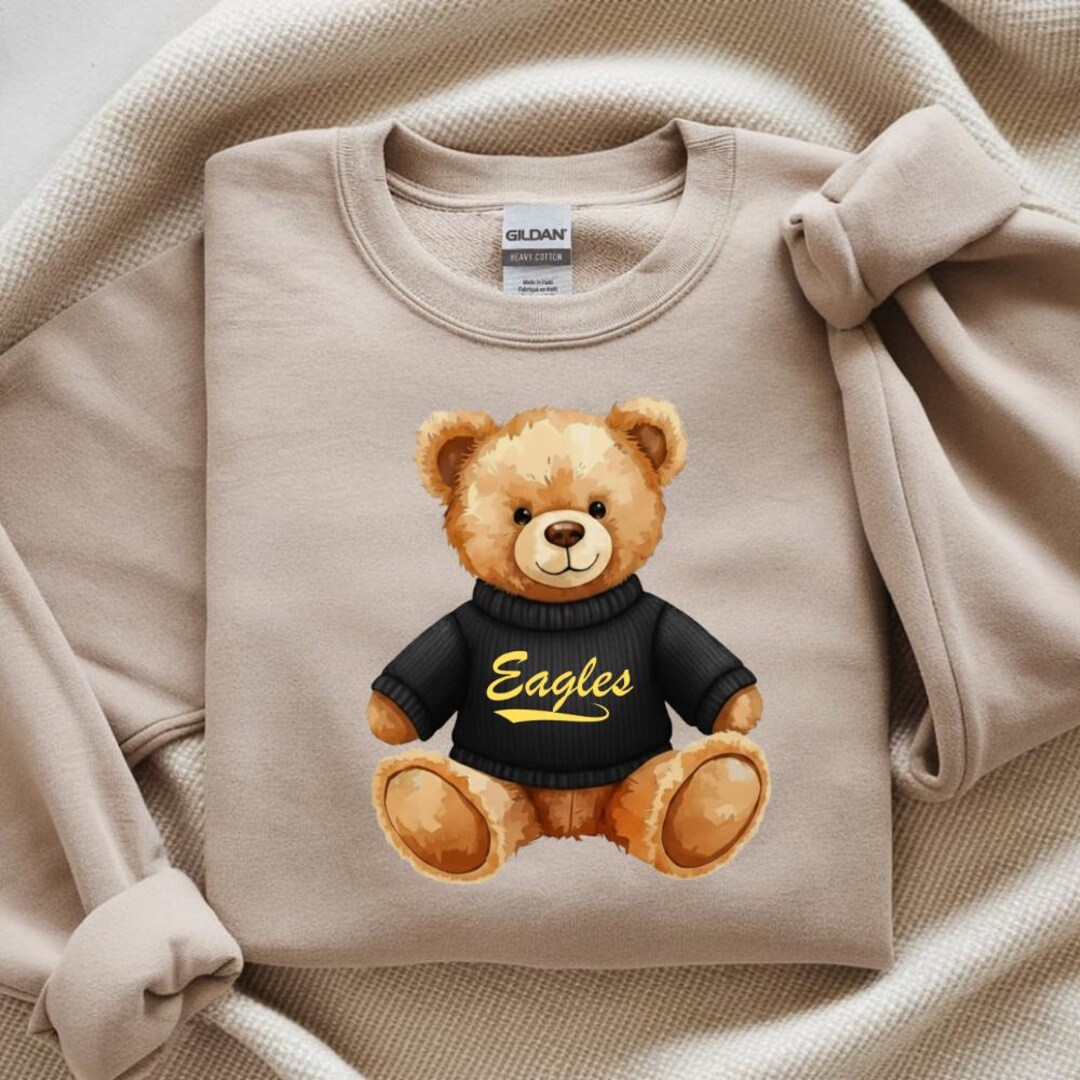 Eagles Football Teddy Bear PNG Team Spirit College Football Digital ...