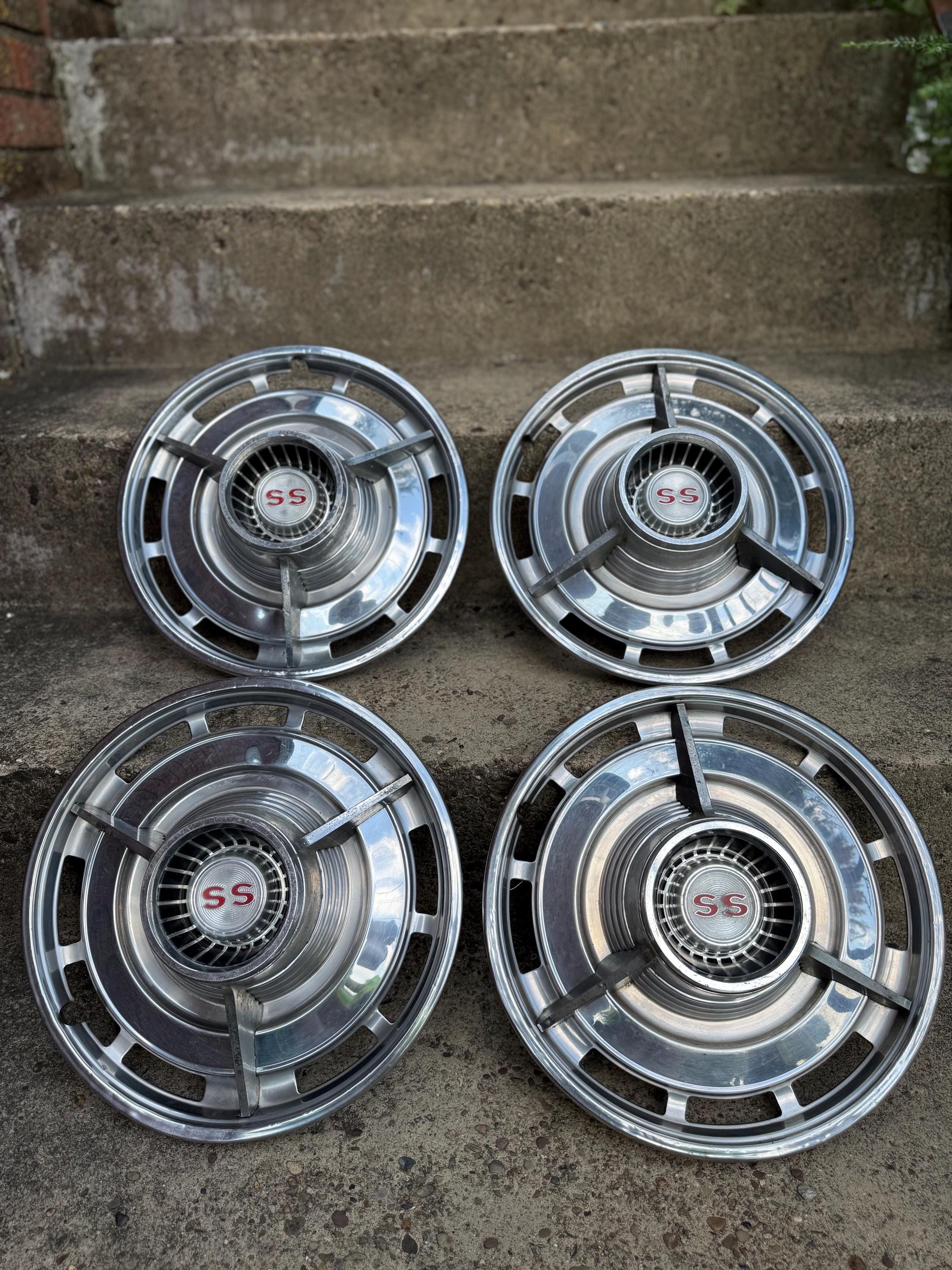 Complete Set of Four 1963 Chevrolet Impala SS Hubcaps - Etsy