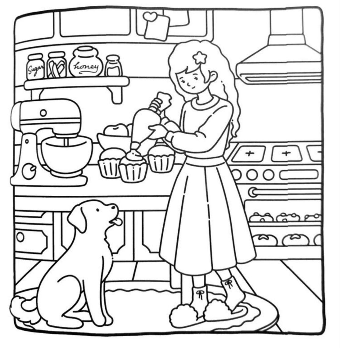 Cozy Girl Coloring Book – Relaxing Scenes for Mindfulness & Stress ...