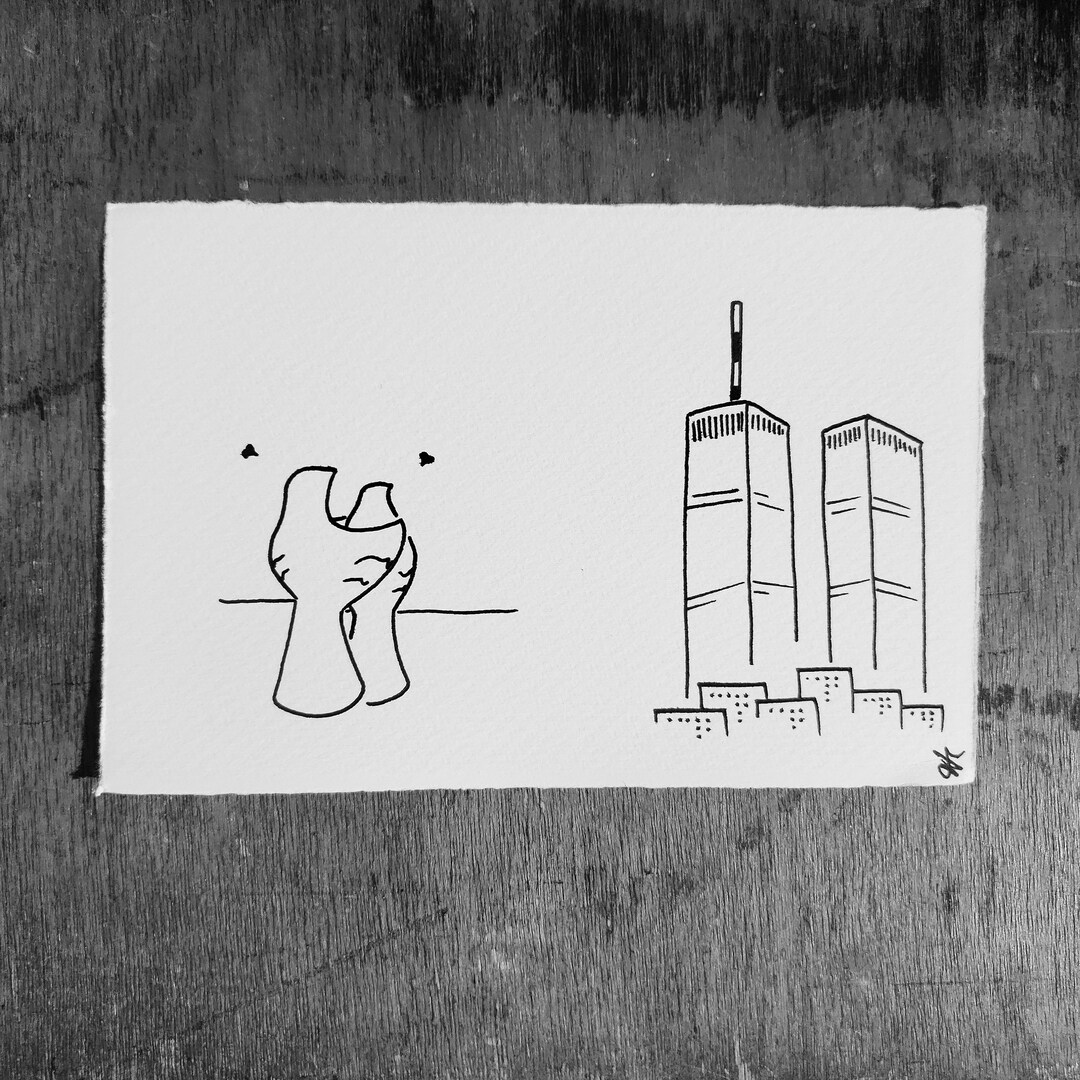 paloma-ser-paloma-dibujos-animados-twin-tower-hug-etsy-espa-a