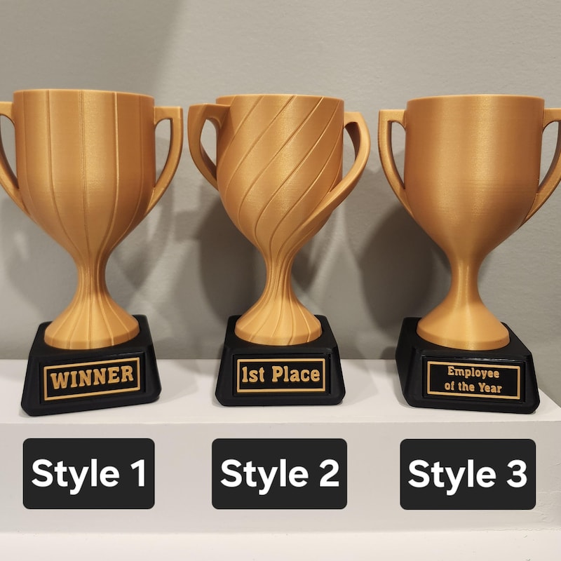 Custom 3d Printed Trophy - Etsy