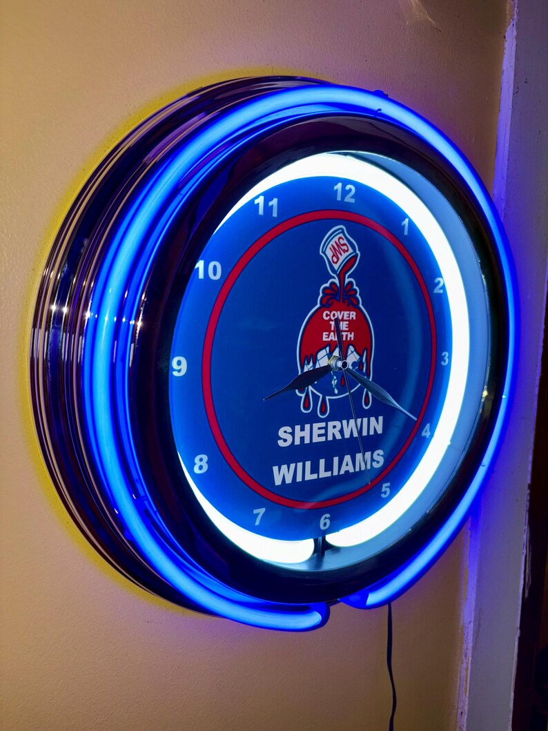 Sherwin Williams Paints Painter Hardware Store Garage Bar Man Cave Blue ...