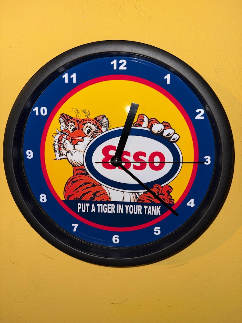 Esso Tiger Oil Gas Service Station Garage Mechanic Man Cave Bar ...