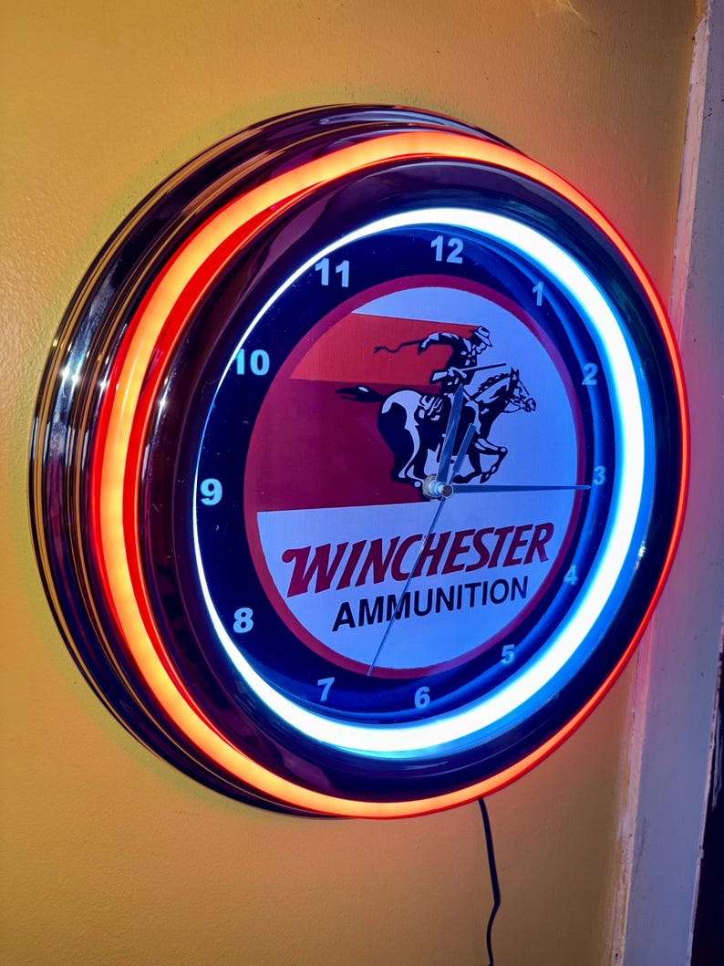 Winchester Ammunition Rifle Shotgun Firearms Hunting Lodge Bar Man Cave ...