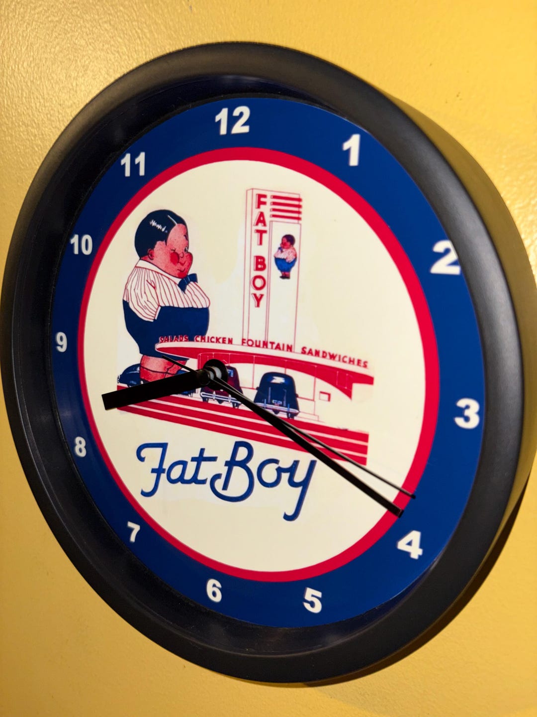 Fat Boy Drive in Hop Diner Hamburgers Kitchen Man Cave Bar Advertising ...