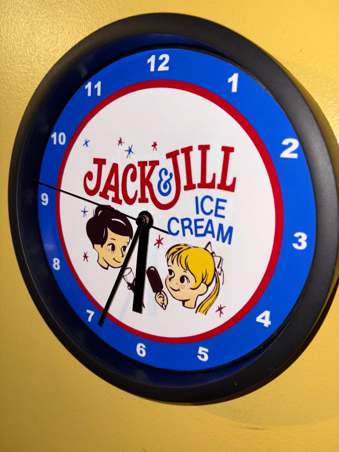 Jack and Jill Ice Cream Dairy Farm Kitchen Retro Advertising Wall Clock ...