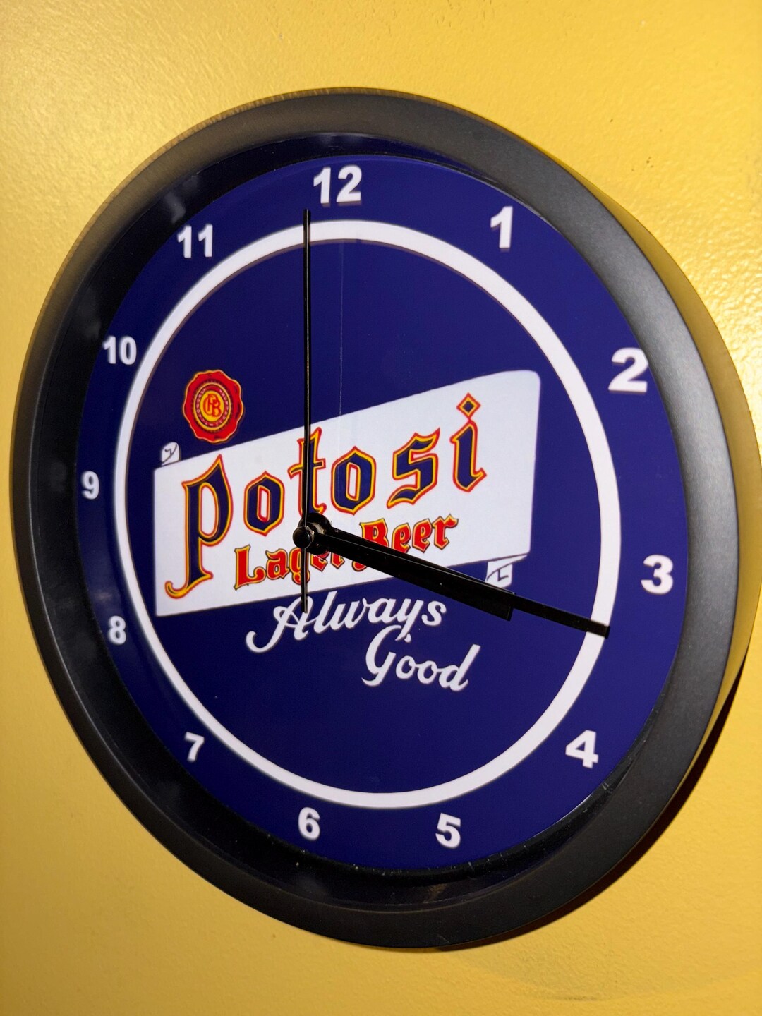 Potosi Lager Beer Man Cave Bar Advertising Wall Clock Sign - Etsy