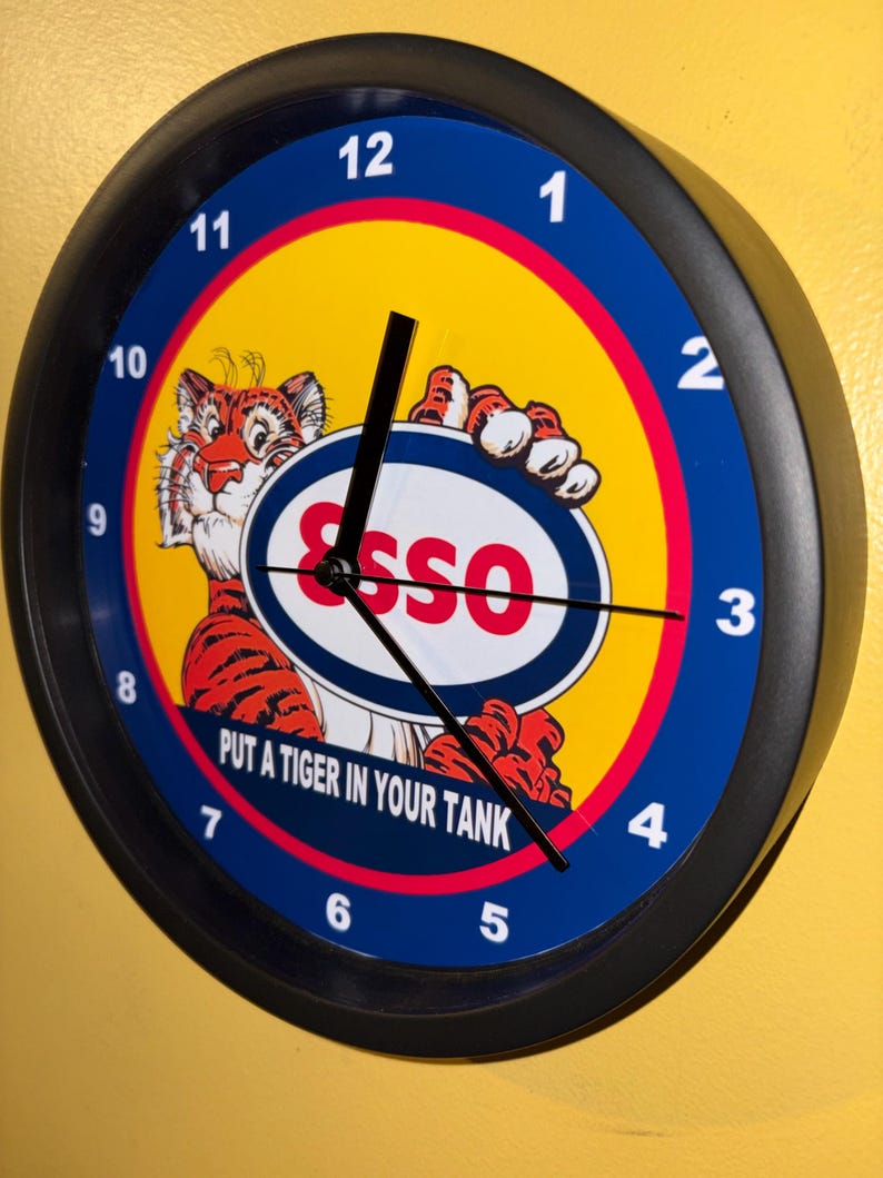 Esso Tiger Oil Gas Service Station Garage Mechanic Man Cave Bar ...