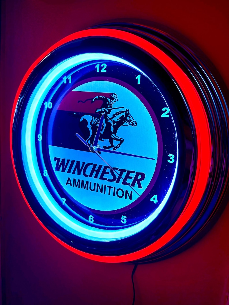 Winchester Ammunition Rifle Shotgun Firearms Hunting Lodge Bar Man Cave ...