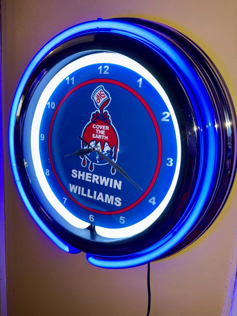 Sherwin Williams Paints Painter Hardware Store Garage Bar Man Cave Blue ...