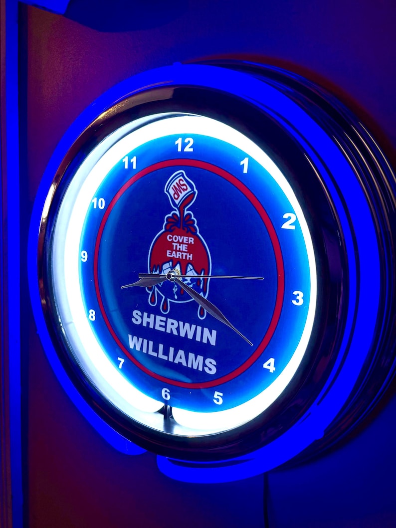 Sherwin Williams Paints Painter Hardware Store Garage Bar Man Cave Blue ...