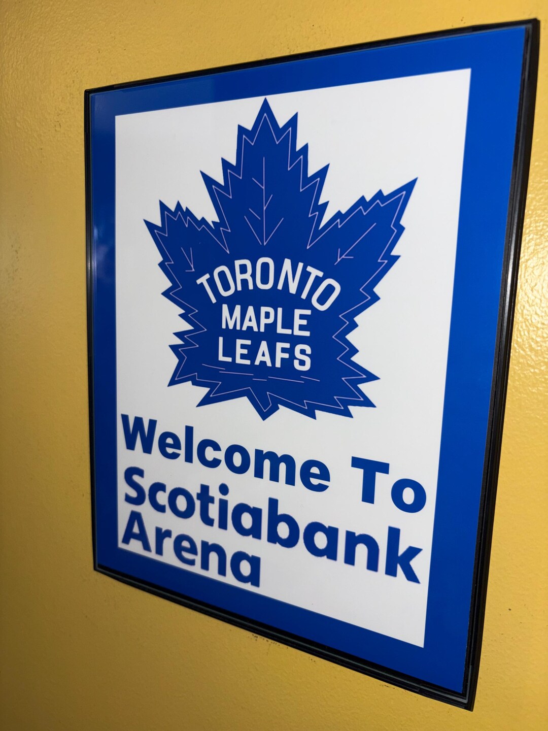 Toronto Maple Leafs Hockey Stadium Bar Man Cave Advertising Sign - Etsy