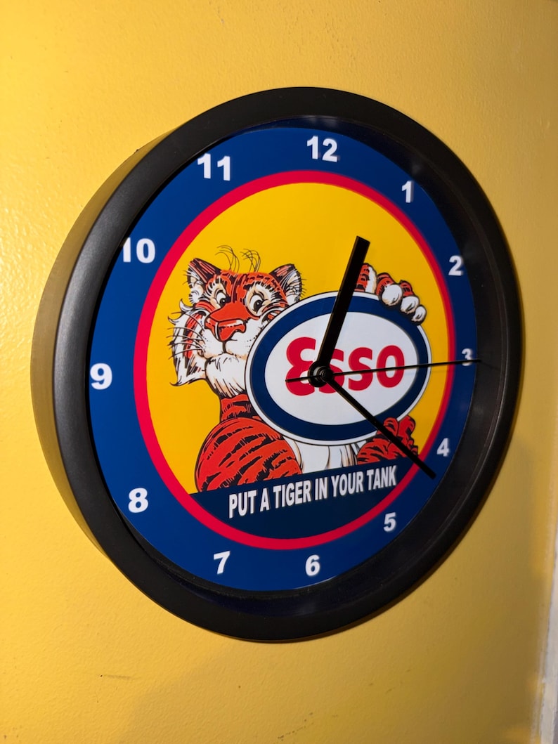 Esso Tiger Oil Gas Service Station Garage Mechanic Man Cave Bar ...