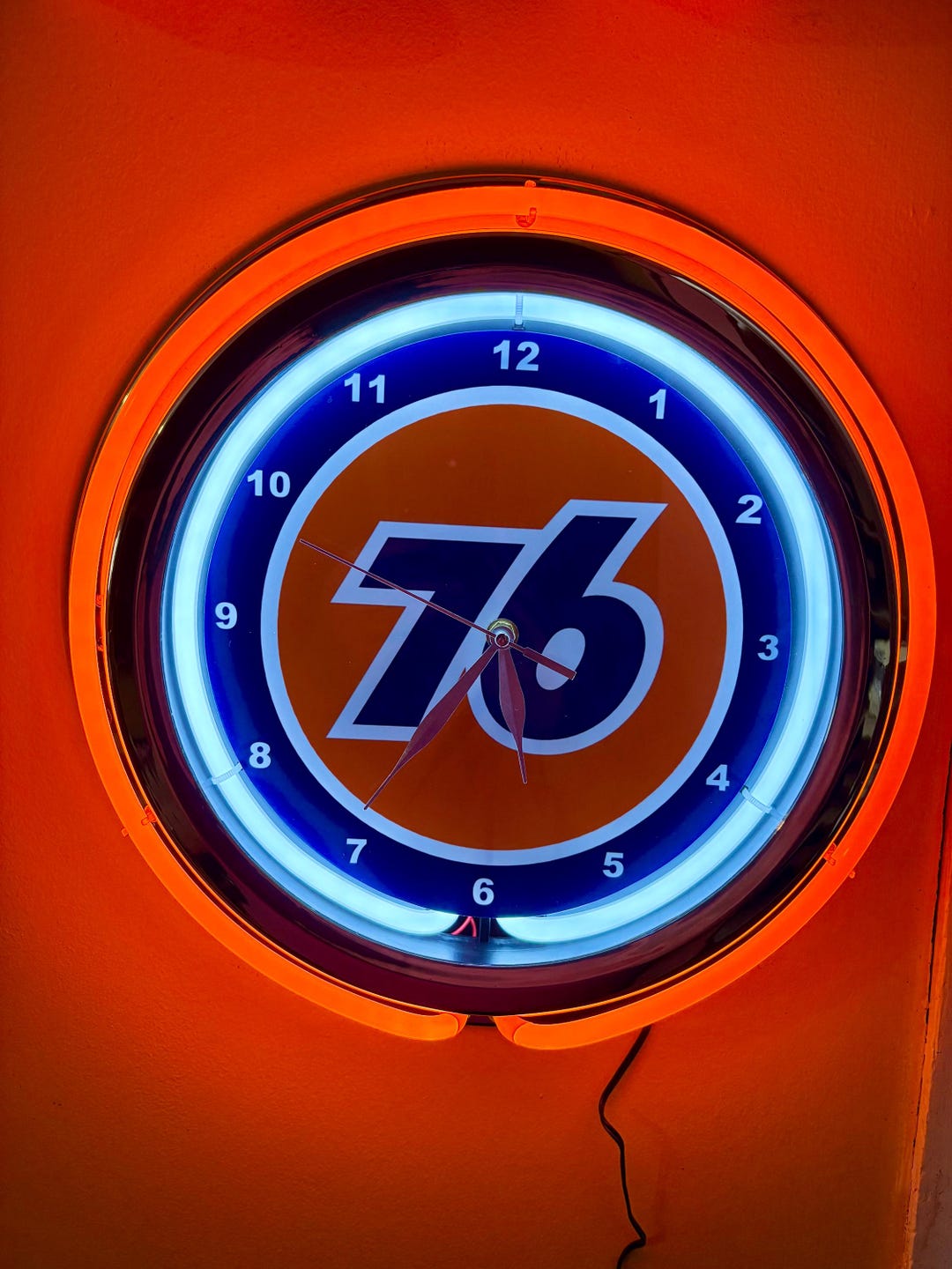 Union 76 Oil Gas Service Station Garage Mechanic Bar Man Cave Orange ...