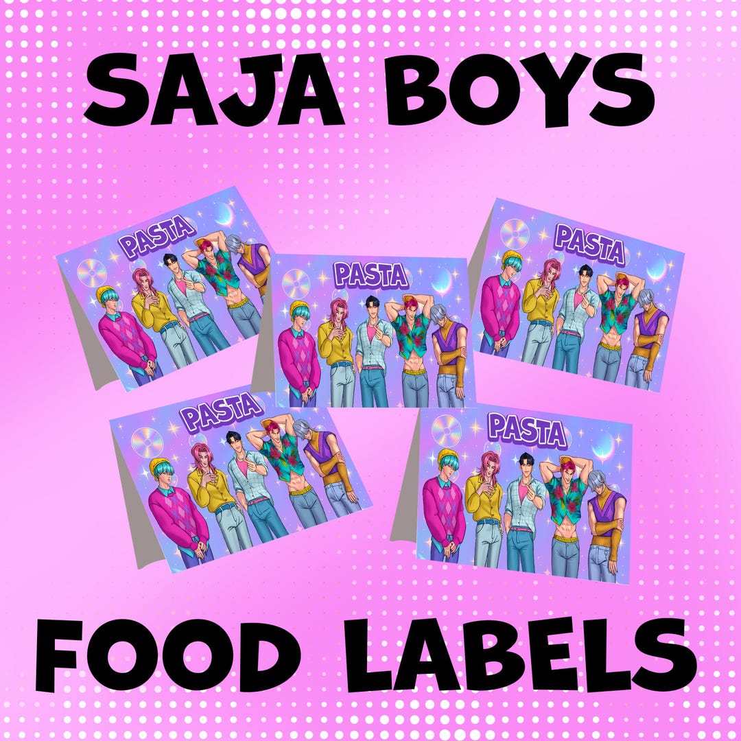 Kpop Demon Hunters, Saja Boys Food Labels, Kpop Food Labels, Saja Boys ...