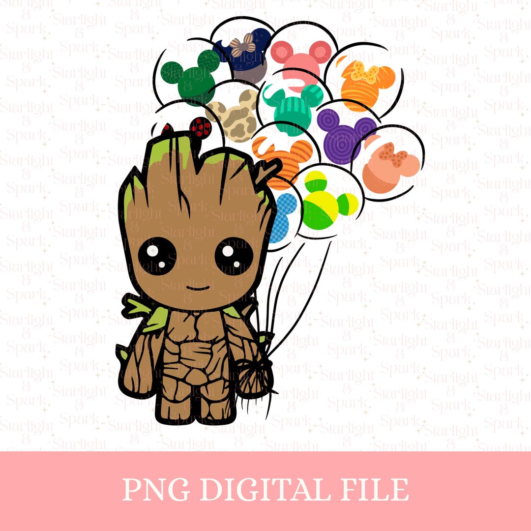 Baby Groot PNG Digital Download, High-resolution Clipart for ...