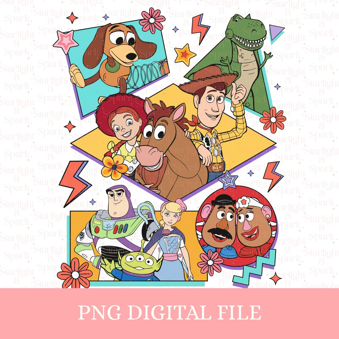 Toy Story PNG Clipart, Toy Story Characters, Birthday Designs, Digital ...