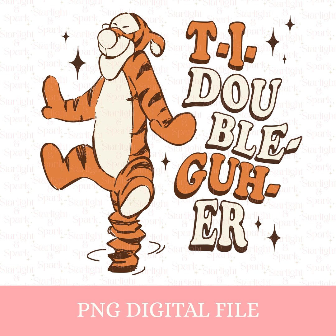 Tigger PNG Clipart, Digital Download, Winnie the Pooh Art, Sublimation ...