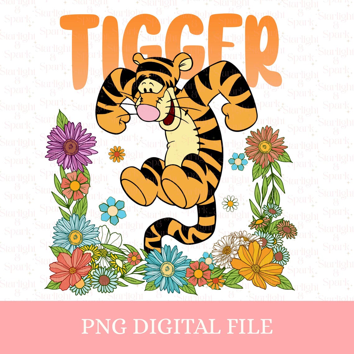 Disney Tigger PNG Digital Download, Cute Winnie the Pooh Clipart ...