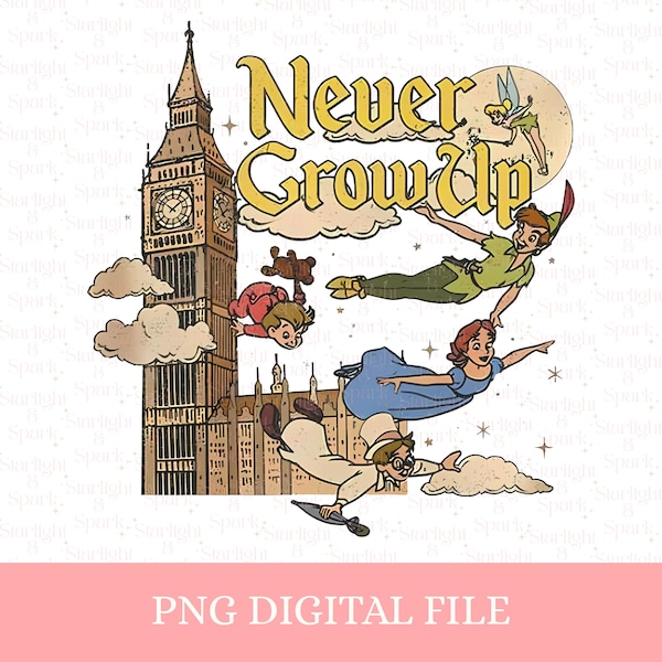 Never Grow Up - Etsy