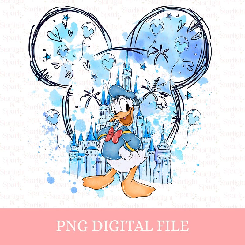 Donald Duck Party Card - Etsy