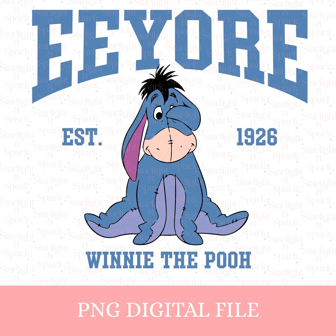 Eeyore PNG Clipart, Winnie the Pooh Digital Download, Cute Cartoon ...