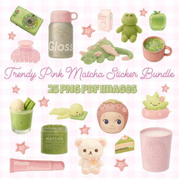 Sticker Pack Clean Girl - Etsy