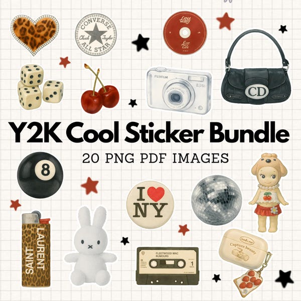 Y2k Stickers - Etsy