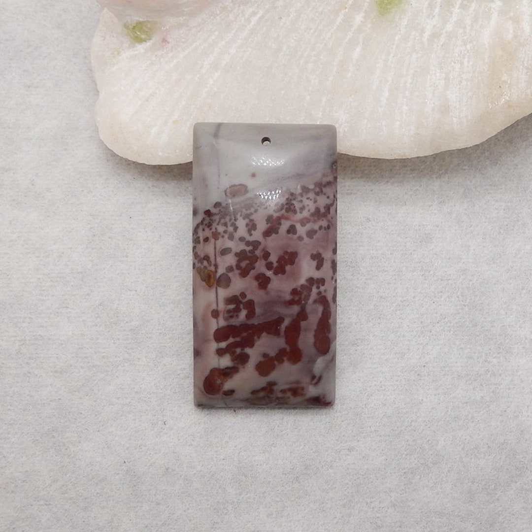 Beatuiful Pendant, Natural Gemstone Chohua Jasper Pendant Bead, Drilled ...