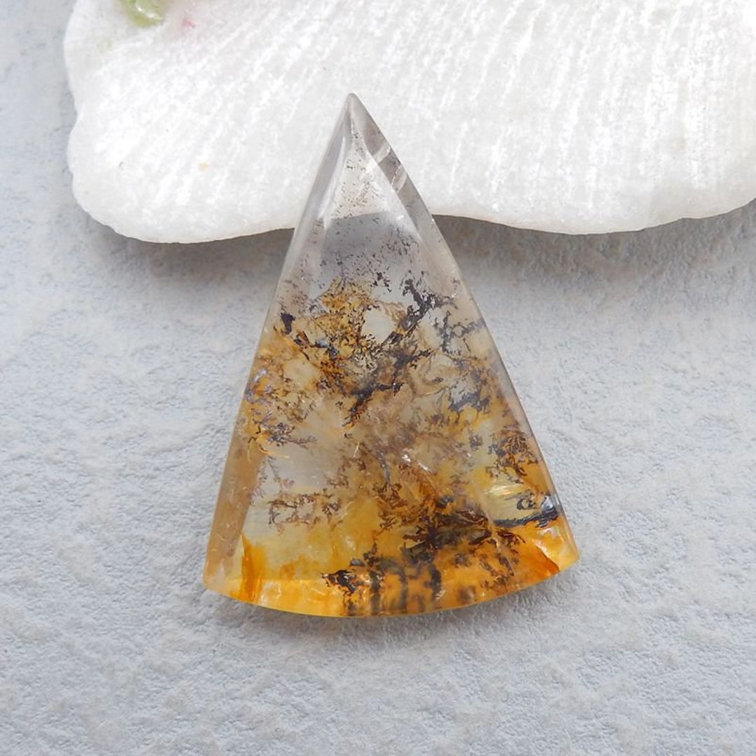 New Arrival! Natural Landscape Quartz Gemstone Cabochon (can Be Drilled ...